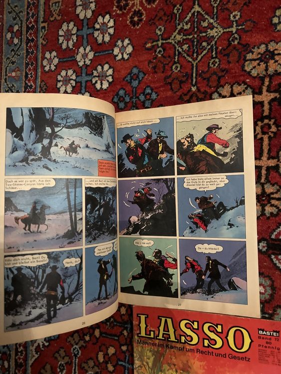 6 alte Lasso Comics Western Bastei Raritäten Kult (Gebraucht) in ...