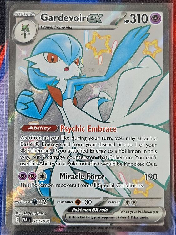 Pokemon Gardevoir ex 217/091 Shiny Paldean Fates EN | Kaufen auf Ricardo