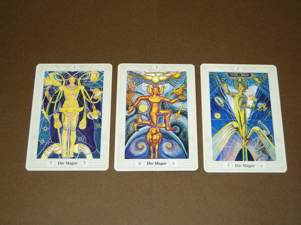Original Vintage Aleister Crowley Thoth Tarot Karten 1986 (Gebraucht ...