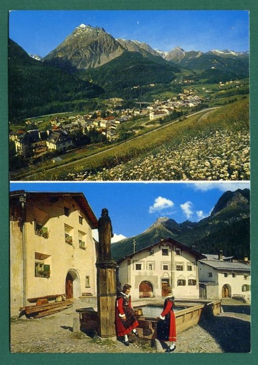 Scuol - Tarasp - Vulpera, 2 schöne Dorfansichten | Kaufen auf Ricardo
