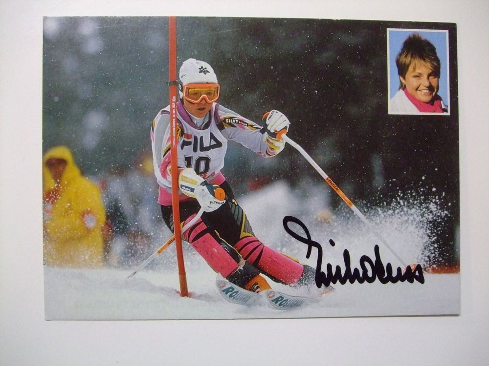 ERIKA HESS (CH) SKISTAR HANDSIGNIERT AK ! | Kaufen auf Ricardo