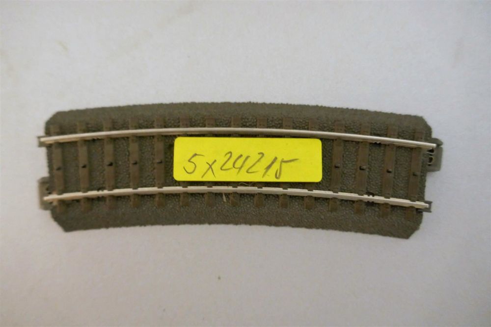 5x Märklin 24215 C-Gleis geboge R2 /15° | Kaufen auf Ricardo