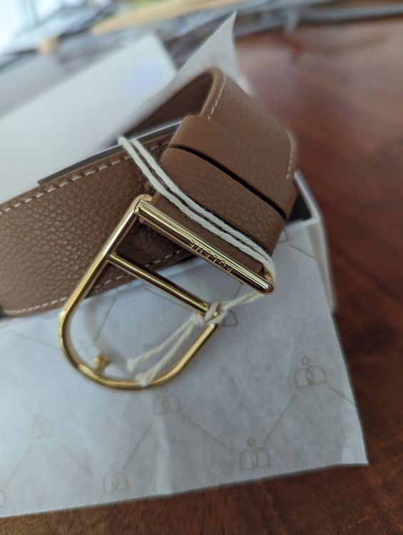 POLENE BELT - Model UMI large grainé in camel (Neuf avec emballage d ...