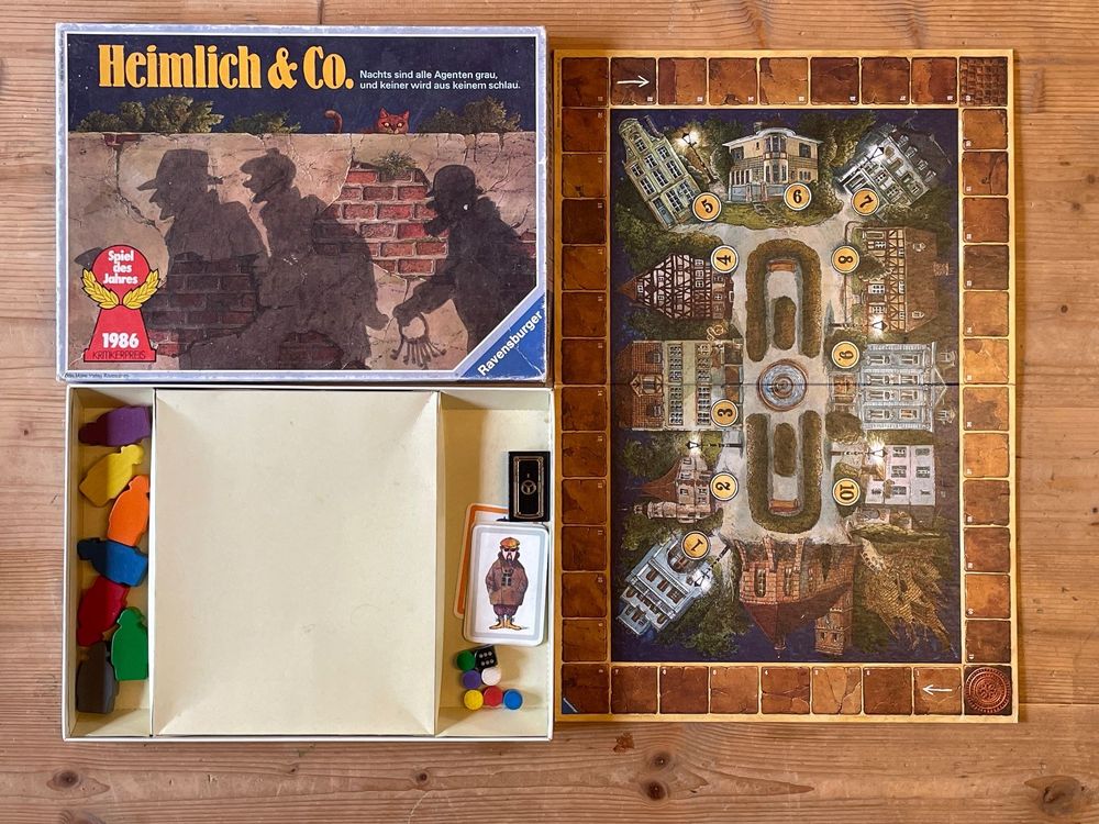 Vintage Brettspiel "Heimlich & Co." (Spiel Des Jahres 1986) (Gebraucht ...