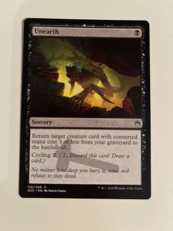 1 x Unearth - Magic: The Gathering - MtG | Kaufen auf Ricardo