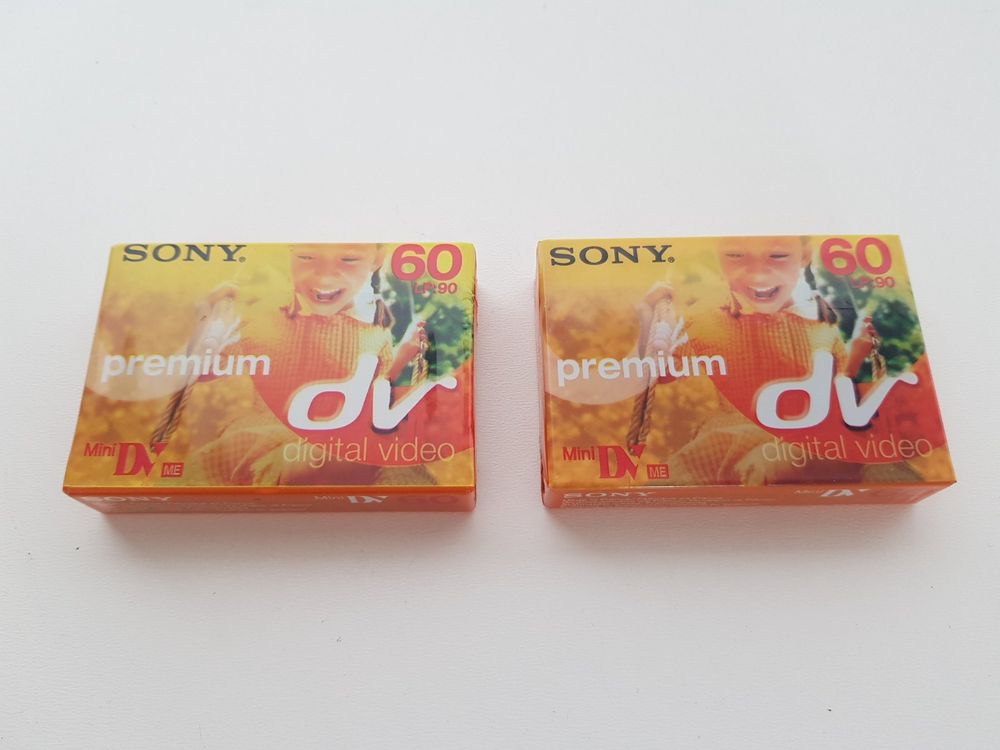 2x neu: Sony mini DV Premium 60 LP90 Kassetten | Kaufen auf Ricardo