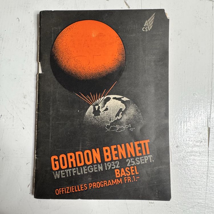 Brochure Gordon Bennett, Basel 1932 (Gebraucht) in Choulex für CHF 115 ...
