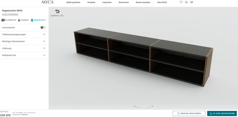 MYCS Regalsystem GRYD | Kaufen auf Ricardo