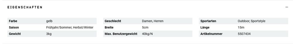 NEU: Gibbon Classicline Slackline + Baumschutz (Neu und ...