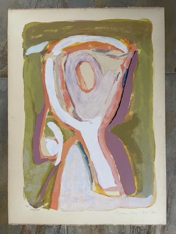 Bram van Velde. Crépuscule. Lithographie. 1969 | Kaufen auf Ricardo