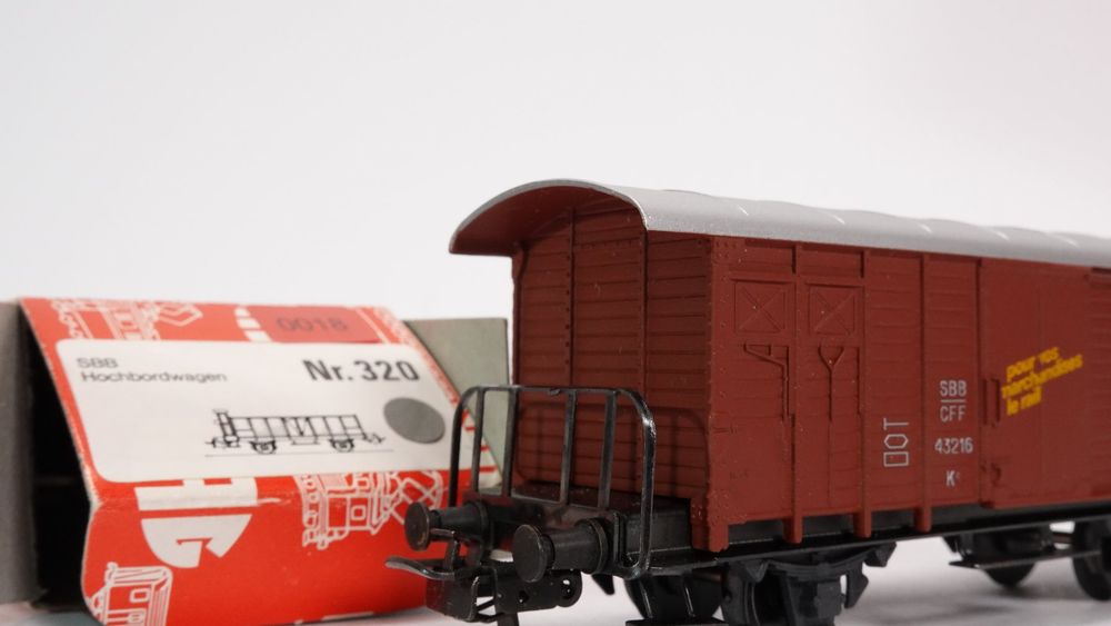 2∑ Hag 300 SBB Güterwagen K3 braun mit Bremserbühne (0018) | Kaufen auf ...