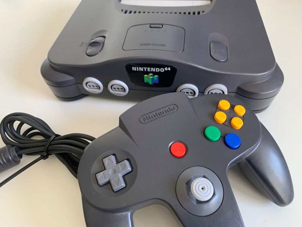 Nintendo 64 N64 NTSC Konsole Mit Goldeneye Und Mortal Kombat | Kaufen ...