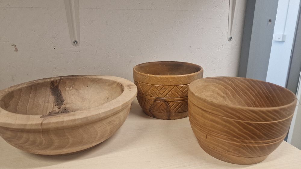 3er Set antike Holzschalen, Vintage, Deko, Top Zustand (Gebraucht) in ...