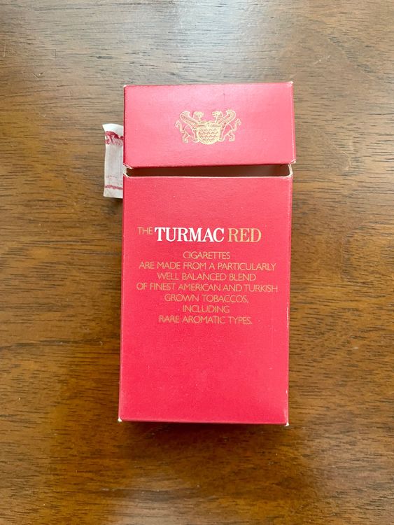 Vintage TURMAC red Zigaretten Kartonschachtel Zürich (Gebraucht) in ...