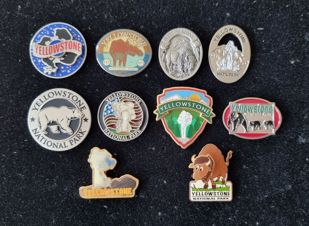 10 Yellowstone Nationalpark Pins, USA | Kaufen auf Ricardo