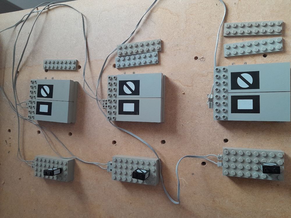 lego 12v kit pour aiguillages électrique 7863 avec pupitre (Gebraucht ...