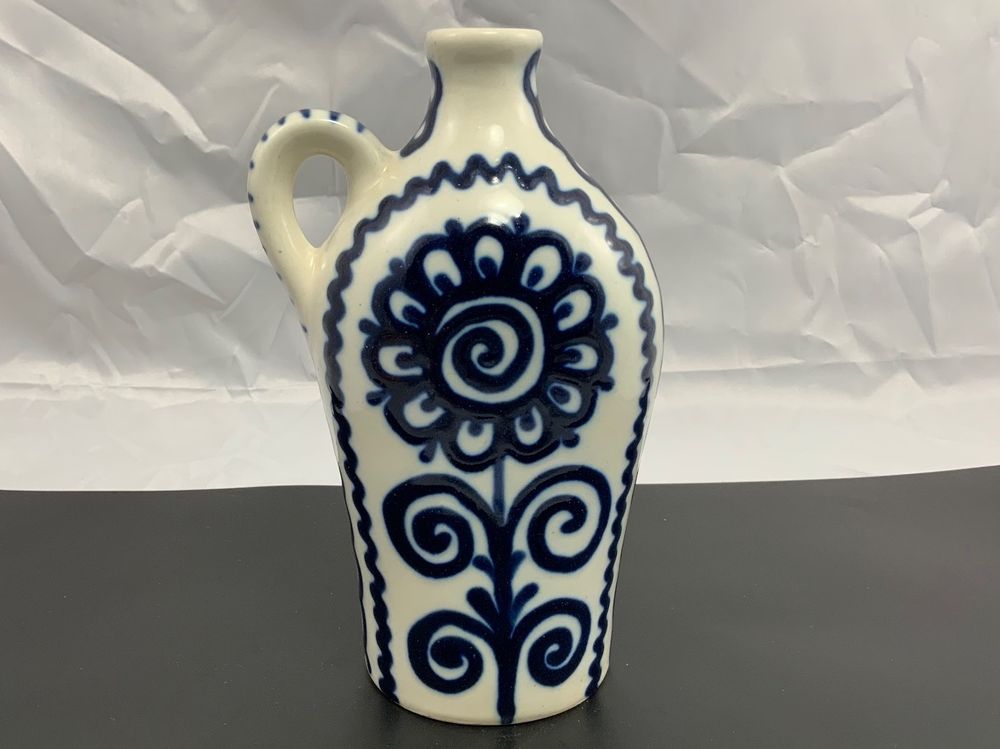 Keramik Krug in Blau Weiss | Kaufen auf Ricardo