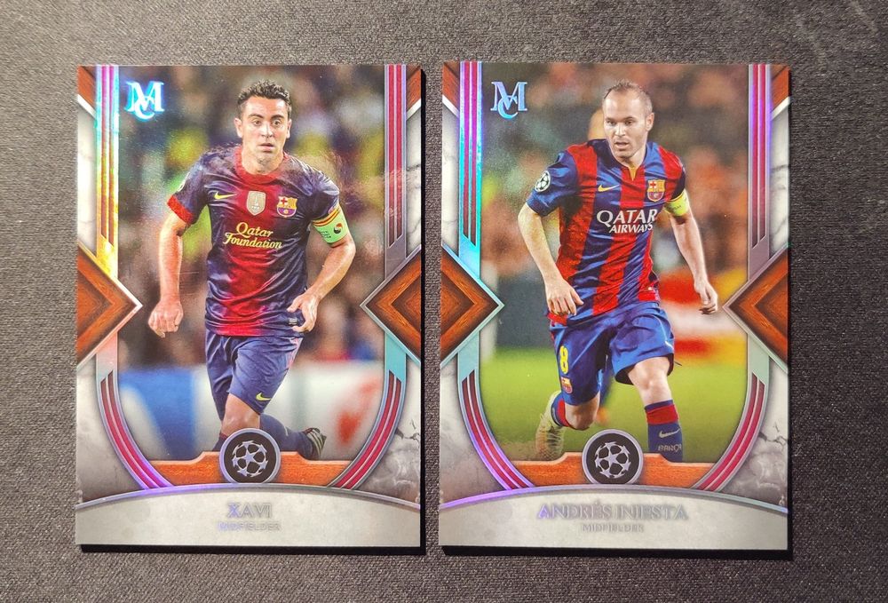Topps Museum Champions League FC Barcelona Iniesta & Xavi | Kaufen auf ...