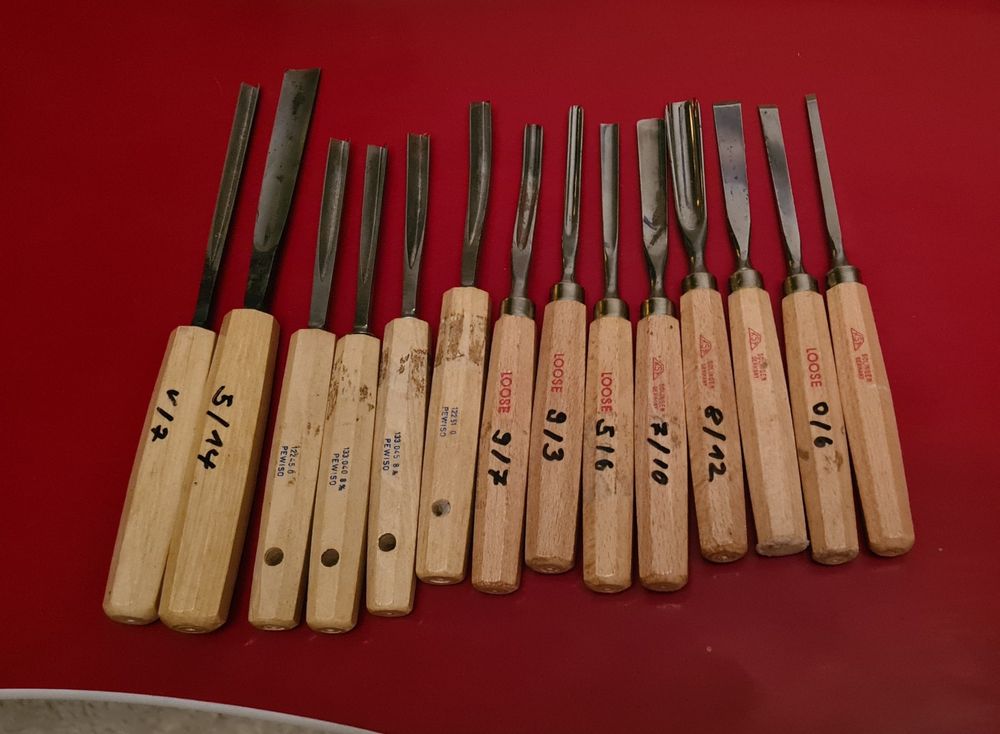 Alte Profi Schnitzmesser, 17 Stück (Gebraucht) in Wallisellen für CHF ...
