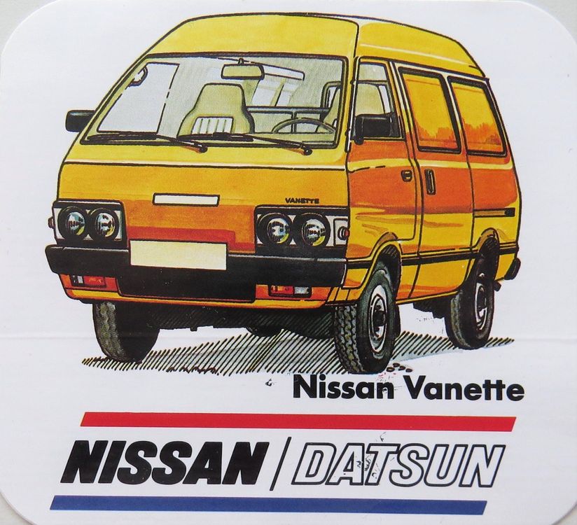Sticker Nissan / Datsun Vanette (Neu (gemäss Beschreibung)) in Ettingen ...