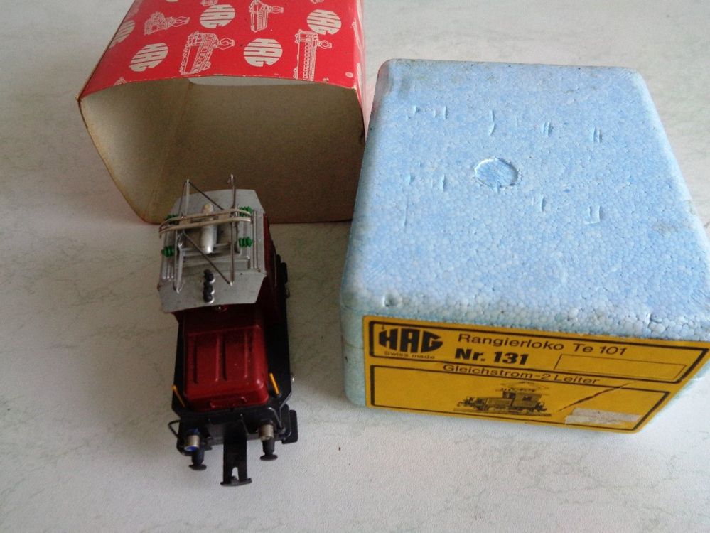 Hag 131 Rangierlok SBB Te 101 braun HO / DC analog (Gebraucht) in ...
