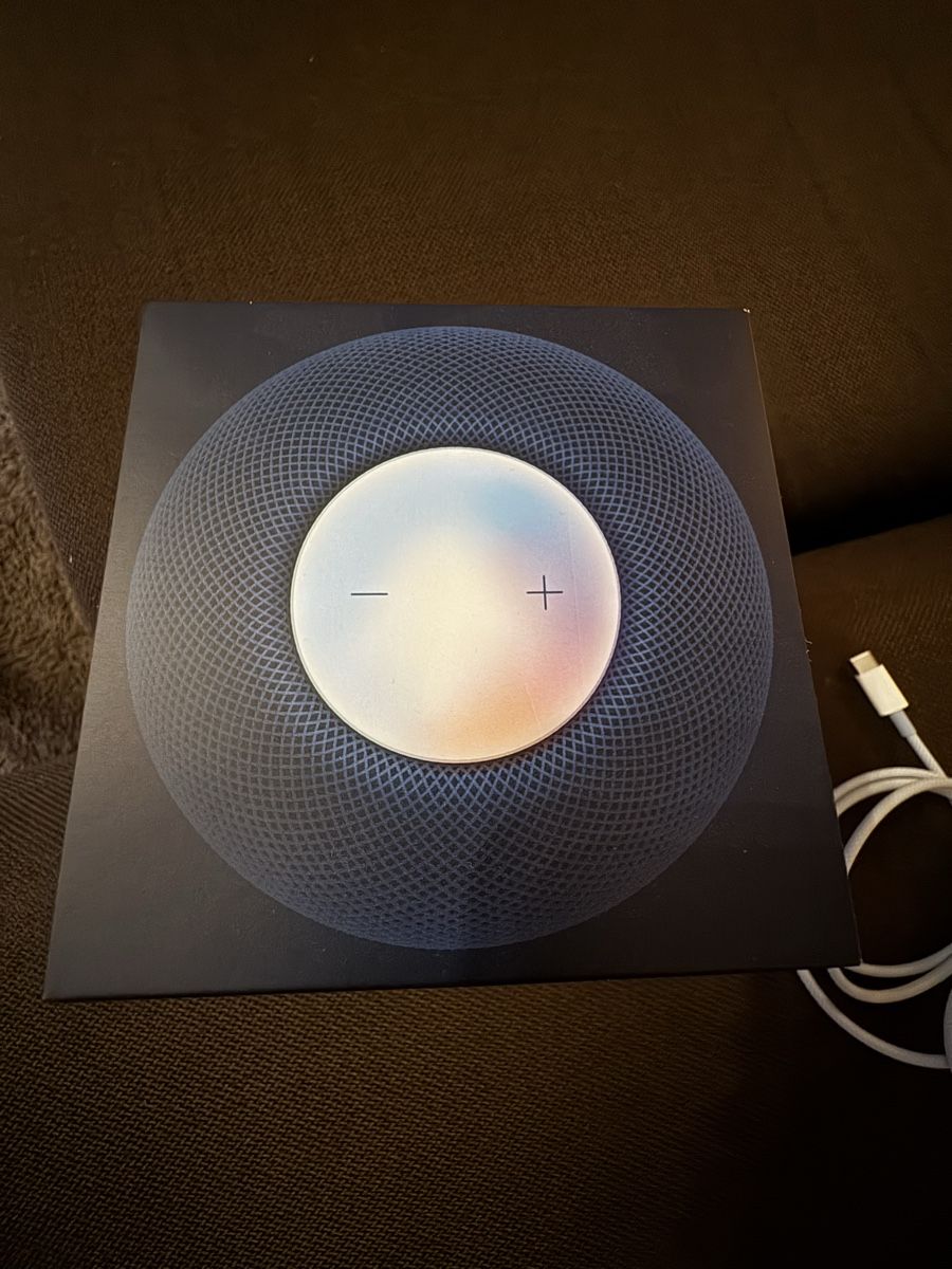 HomePod mini bleu - État neuf, jamais utilisé! (Neuf avec emballage d ...