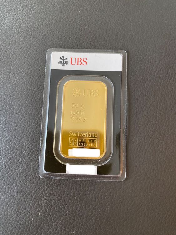 50gr. Gold UBS | Kaufen auf Ricardo