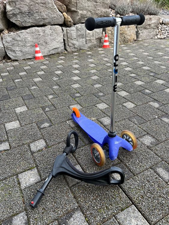Micro Mini Scooter blau (Gebraucht) in Balterswil für CHF 10 – nur Abholung auf Ricardo kaufen