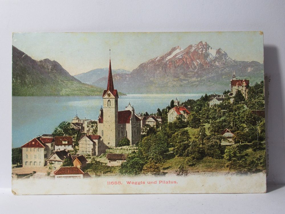 AK Weggis und Pilatus 1907 | Kaufen auf Ricardo