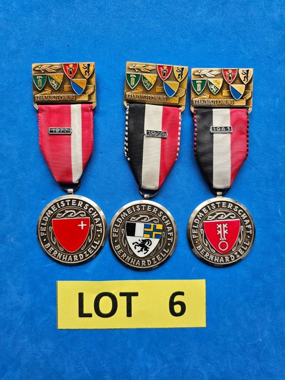 SCHWEIZ SCHIESSEN KRANZABZEICHEN MEDAILLEN MÜNZEN (LOT 6) (Defekt) in Ermatingen für CHF 3 – mit ...