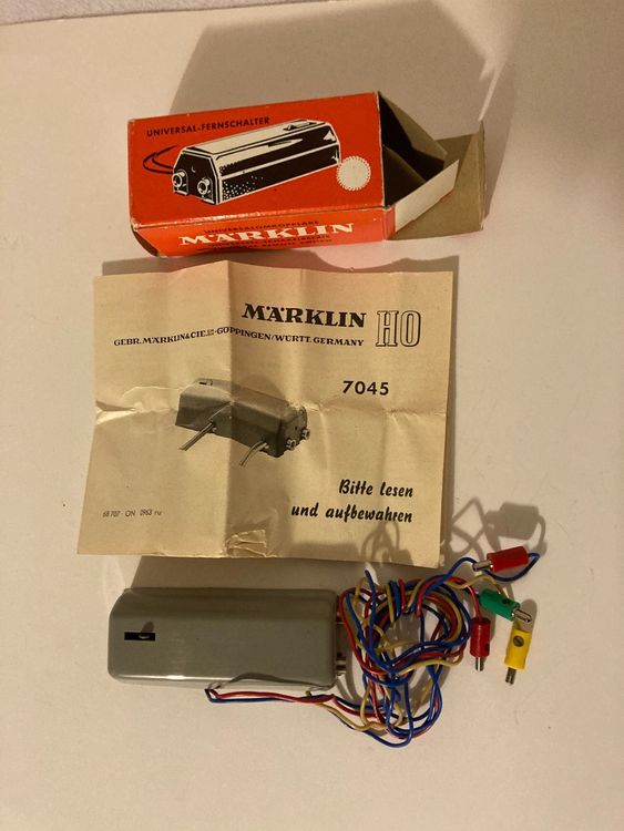 Märklin Universal Fernschalter H0, Märklin 7045, neu ov (Neu und originalverpackt) in Burgdorf ...