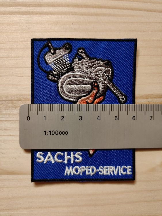 Aufnäher Badge Patch Mofa Töffli SACHS MOPED SERVICE (Neu und ...