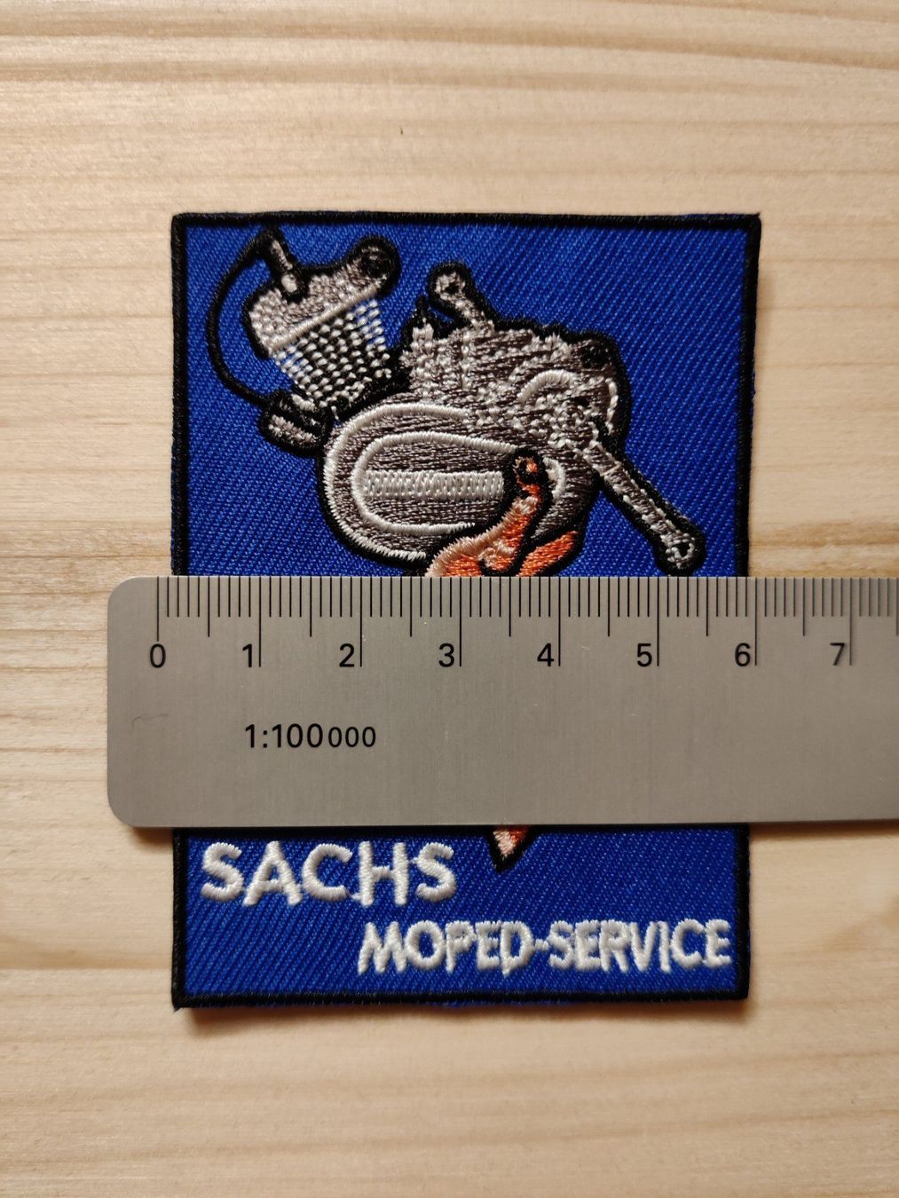 Aufnäher Badge Patch Mofa Töffli SACHS MOPED SERVICE (Neu und ...