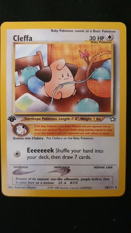 Cleffa 1. Edition Neo Genesis 20/111 (Gebraucht) in Zuchwil für CHF 23 ...