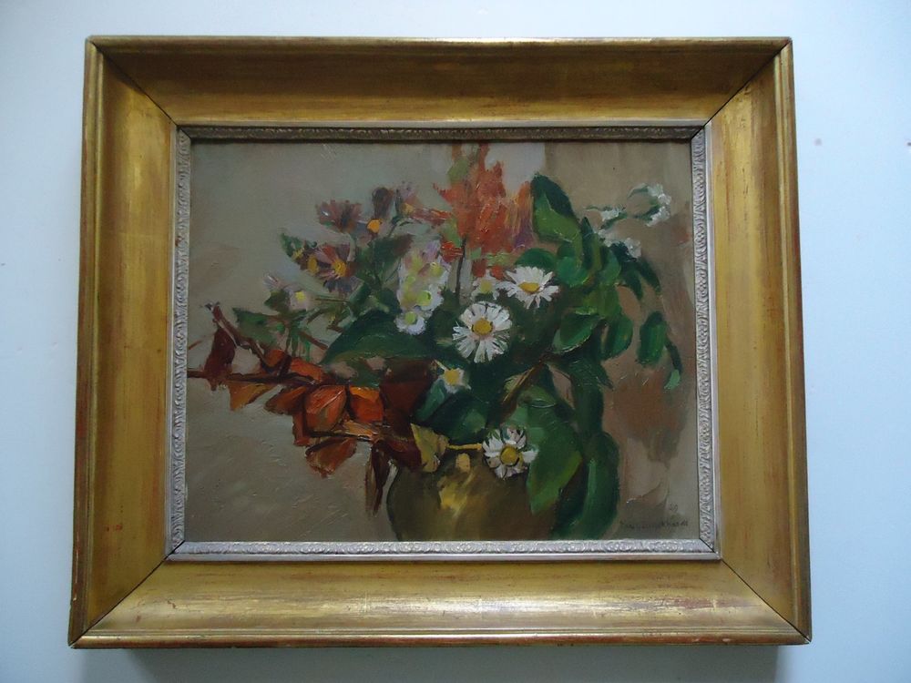 PAUL BURCKHARDT 1880-1961 WINTERL.STRAUSS Oel auf Malk. | Kaufen auf Ricardo