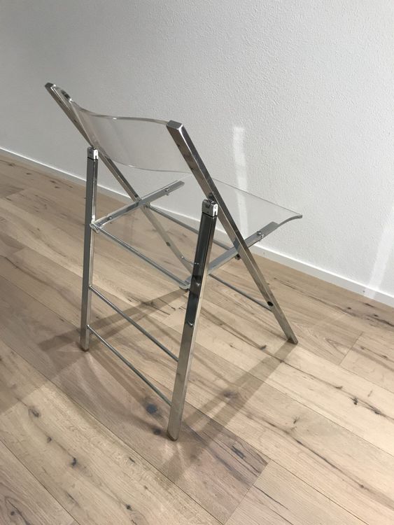 Schöner Plexiglas Klappstuhl Design 1960 - 1980 (Gebraucht) in Gersau für CHF 199 – mit ...