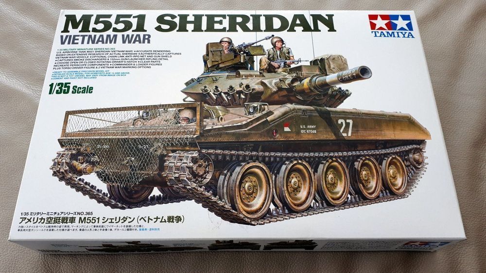 1:35 Tamiya 35365 M551 Sheridan Vietnam | Kaufen auf Ricardo