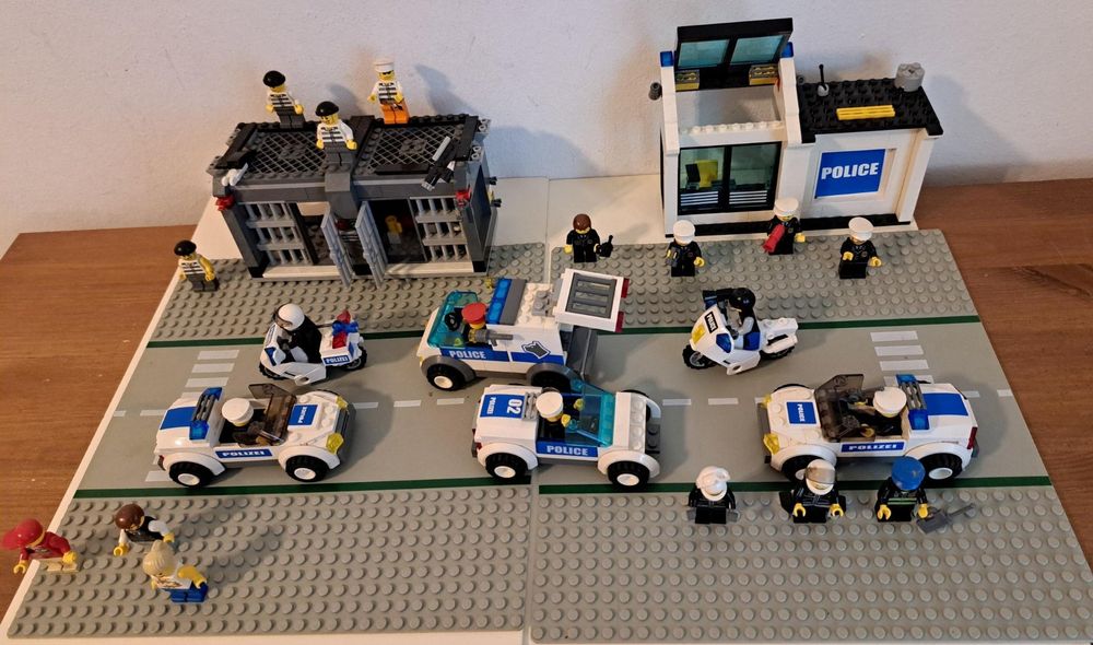 Lego City minifiguren Polizei Autos Töff Gefängnis Zentrale | Kaufen ...