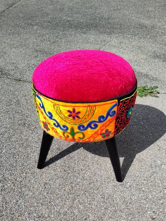 bunter Hocker | Kaufen auf Ricardo