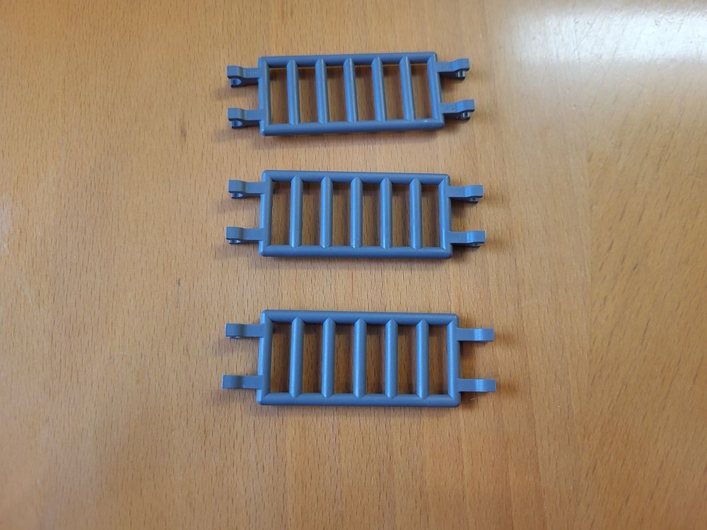 3x Lego 4667977 / 30095 Stab / Leiter mit 4 Clips dunkelgrau | Kaufen ...