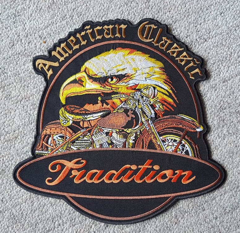 ADLER/MOTORRAD - XXL Aufnäher - Aufbügler - 25x24cm | Kaufen auf Ricardo