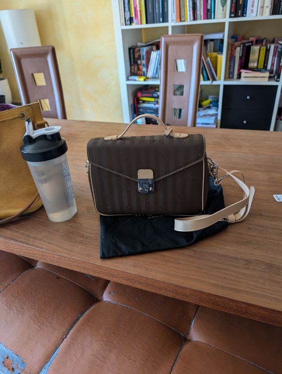 Maison Mollerus Marly, neue braune Handtasche (Neu (gemäss Beschreibung ...