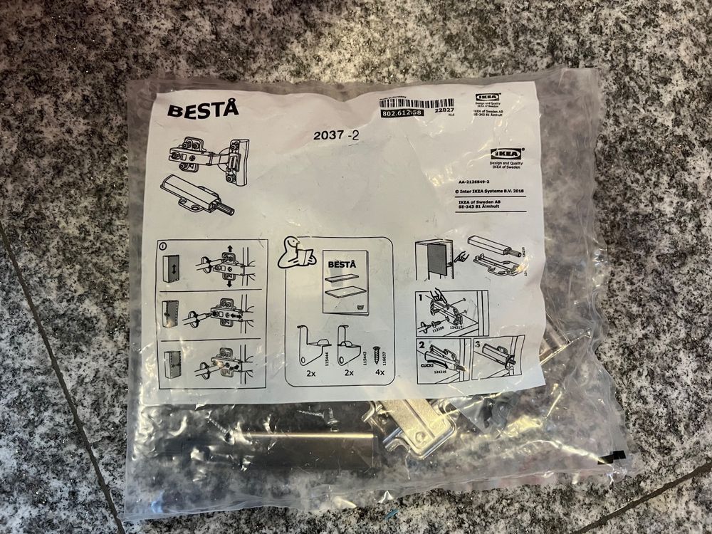 Ikea Besta Soft closing/push-open hinge NEW | Kaufen auf Ricardo Ikea Besta Soft closing/push-open hinge NEW | Kaufen auf Ricardo