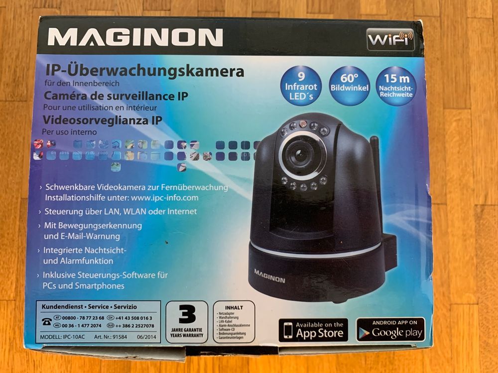 Maginon IP-Überwachungskamera Infrarot (Neu (gemäss Beschreibung)) in ...