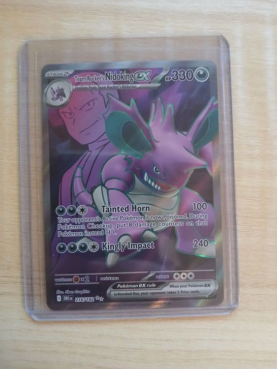 Pokemon Team Rockets Nidoking Ex 216 Destined Rivals EN (Gebraucht) in ...
