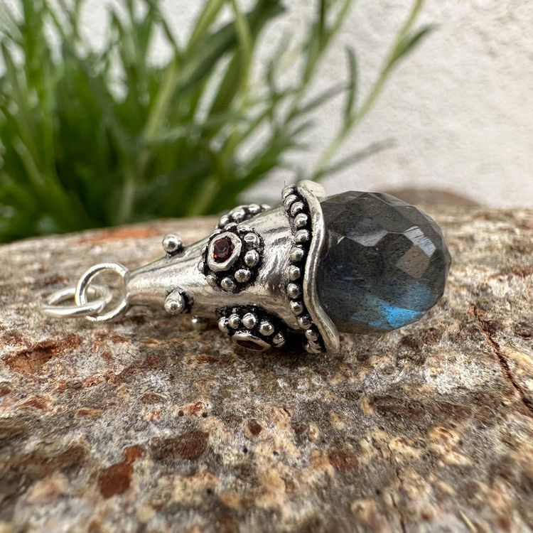 Anhänger mit Labradorit, Silber 925 Ag (Neu (gemäss Beschreibung)) in ...