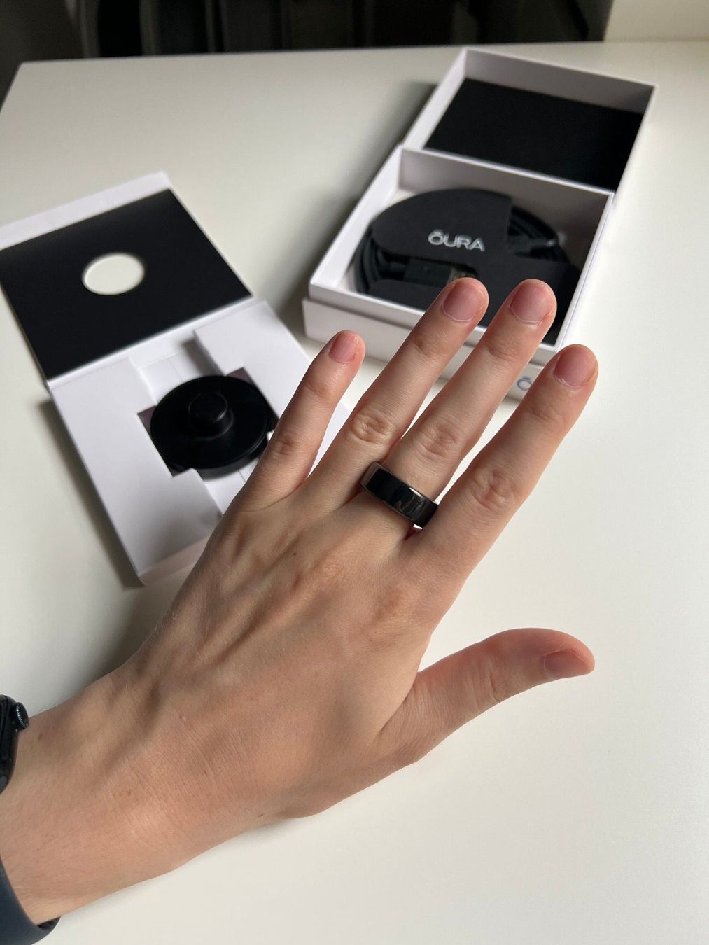 Oura Smart Ring Gen 3, Size US 7, Horizon Black (Gebraucht) in Zürich ...