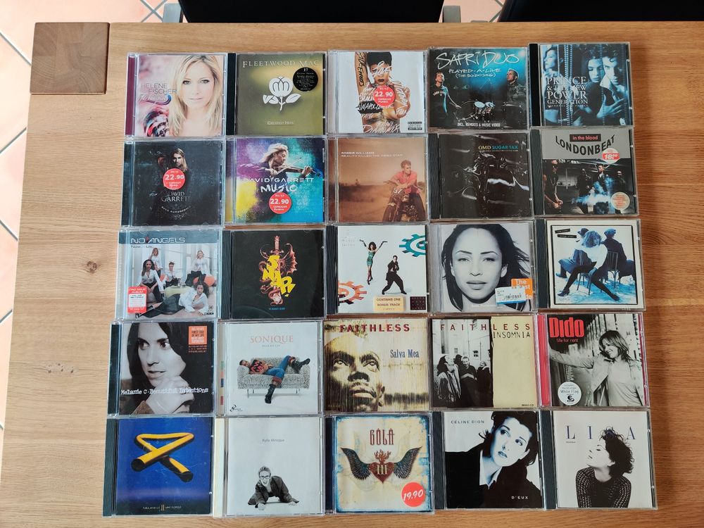 Musik CD Sammlung 1 70/80/90er Jahre div. Pop (Gebraucht) in Auw für ...