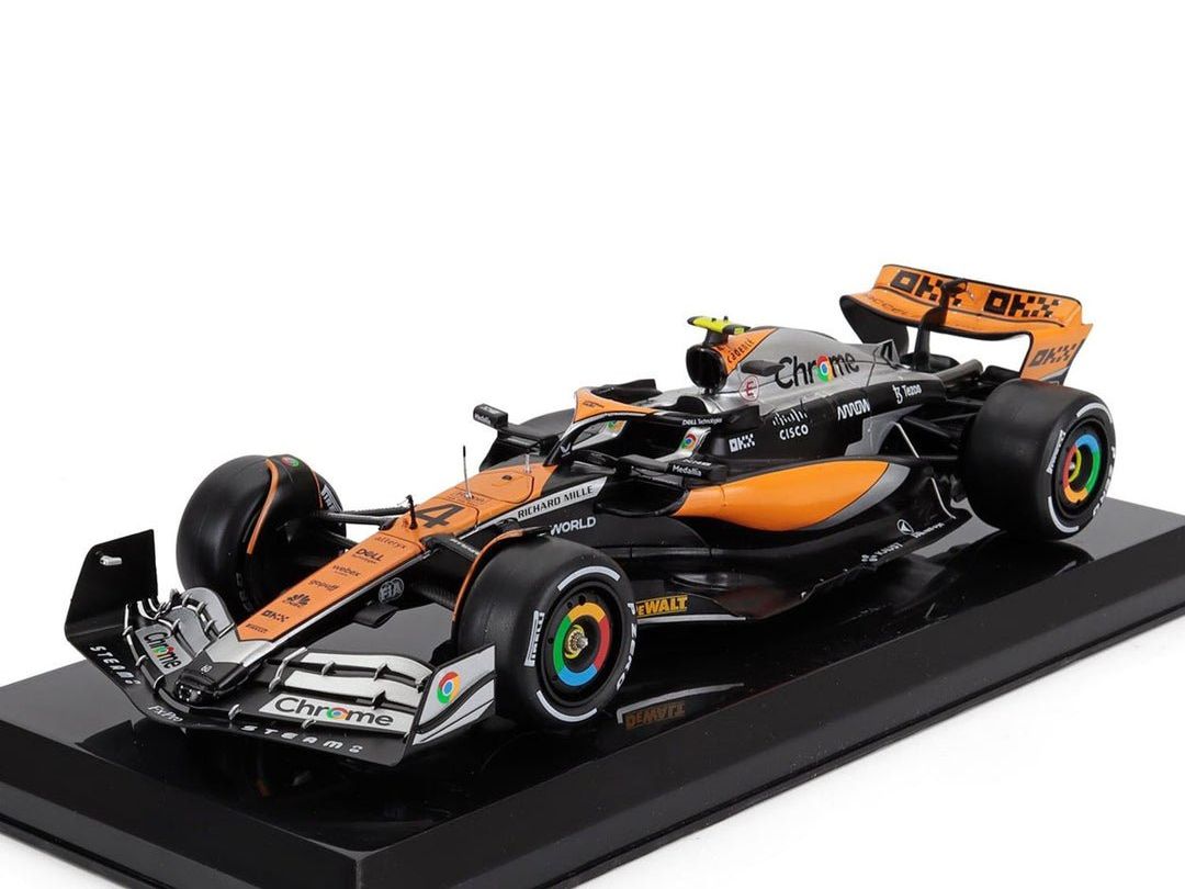 Lando Norris McLaren MCL60 #4 2nd British GP F1 2023 1:24 (Neu und ...