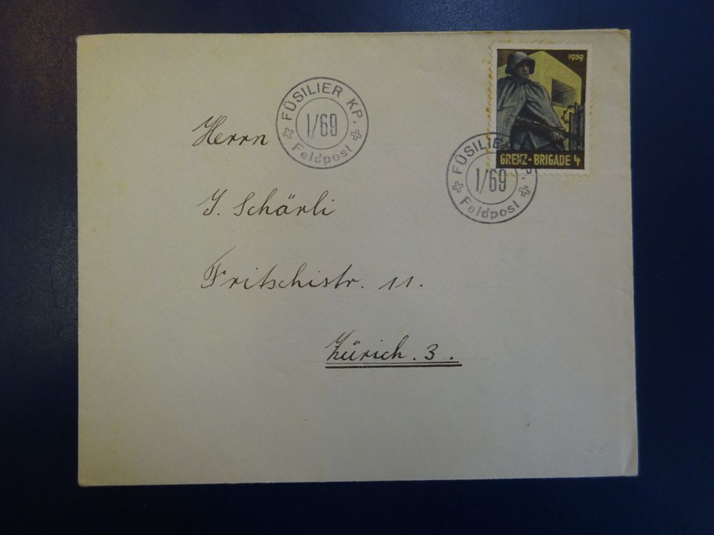Feldpost 1939 Grenz-Brigade 4 (Gebraucht) in Pfäffikon ZH für CHF 2 – mit Lieferung auf Ricardo ...
